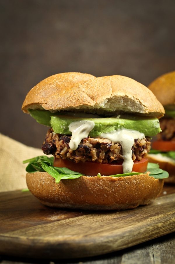 Cajun Red Beans and Rice Veggie Burgers