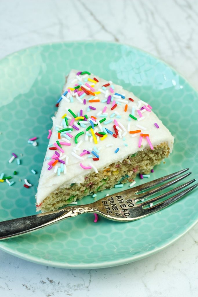 Vegan Gluten-Free Funfetti Birthday Cake