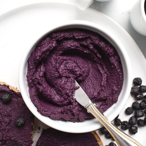Vegan Almond Blueberry Cream Cheese